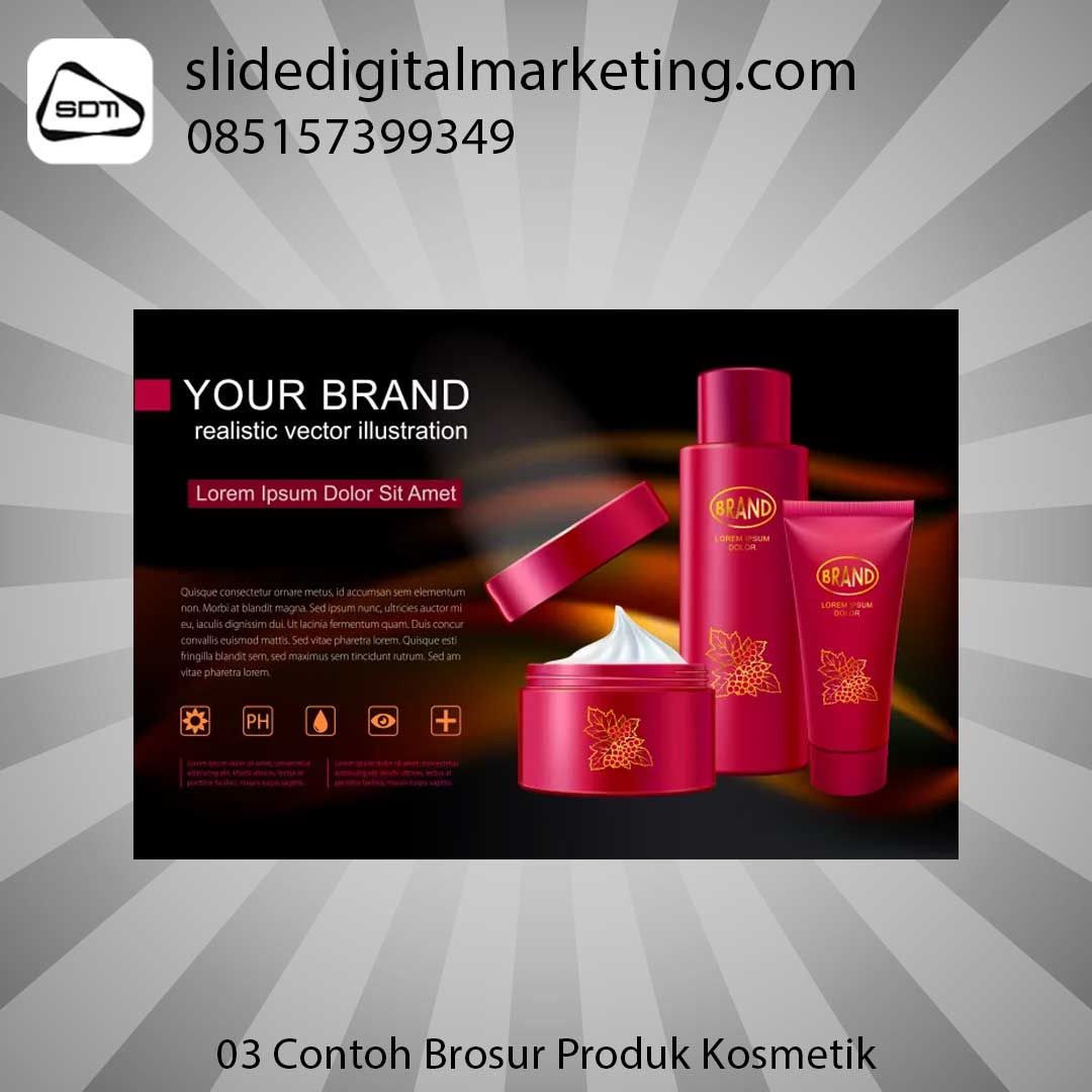 10+ Contoh Brosur Pamflet Leaflet Poster Produk Kosmetik